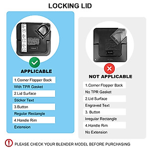 Blender Parts for Ninja 72 oz (9 Cups) XL Pitcher BL610 BL710