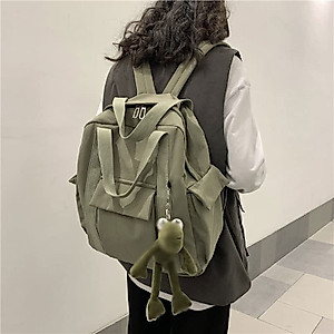 DINGZZ Women's Backpack School Bag for Teenage Travel Bag School Backpacks Canvas Backpack Men (Color : E, Size : 33 * 14 * 38CM)