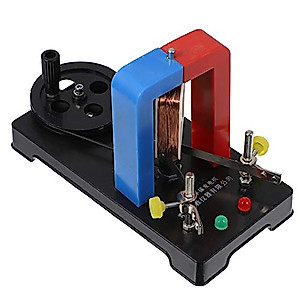 Baluue Hand Generator Laboratory Equipment Dynamo Crank Outdoor Toy Dc Electric Generator Kids Outdoor Playset Outdoor Phone Charger Outdoor Generators Blocks Student Plastic Hand Crank