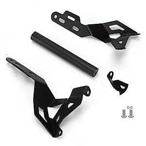 Akozon Motorcycle Phone Holder, Aluminum Mount GPS Stand Bar Replacement Fit for Triumph Tiger 800 XCX XRX 2015 2017