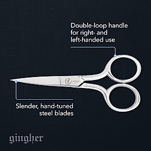 Gingher Inc Classic 4" Embroidery Scissors