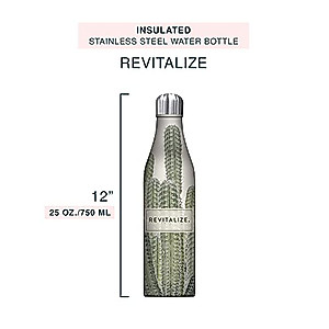 Studio Oh! Insulated Stainless Steel Water Bottle, 25 oz, Revitalize