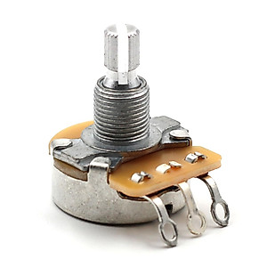 The Art of Tone Electric Guitar Parts Kit: Audio Taper CTS 500k Pot: Set of 4 (4X) Split Shaft, Replacement for Fender Potentiometer.
