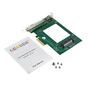 Funtin PCIe NVMe SSD Adapter with U.2 (SFF-8639) Interface for 2.5" NVMe SSD