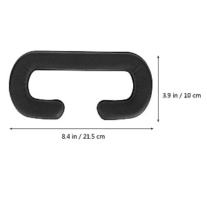 VILLCASE 4pcs Eye Cup Pu Leather Vr Face Cushion Cover Blinder Facemaks Vr Face Cover Cushion Vive Replacement Foam Vr Face Pad Pantiliners Eye Cover Vive Facial Vr Pad Mask Sheet V2 Sponge