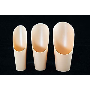 Calibonsai Set of 3 Japanese Plastic Bonsai Soil Scoop - Garden Plants Potting and Mixing Tool