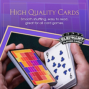 Mosaic Gemstone Playing Cards, Elegant Embossed and Foiled Deck of Cards with Fully Custom Designs with Free Card Game eBook, Premium Card Deck, Cool Poker Cards, Unique Colors for Kids & Adults