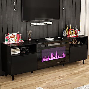 Overstock Fireplace TV Stand Electric Fireplace TV Console w/Remote Control Electric Fireplace Only