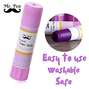 Mr. Pen- Disappearing Purple Glue Sticks, 8 Pack, Washable, Glue Sticks, School Glue Sticks, Glue Sticks for Kids, Purple Glue Sticks, School Glue, Kids Glue Sticks, Scrapbooking Glue, Craft Sticks