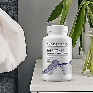 Theralogix Theratonin Melatonin Supplement - 90-Day Supply - Sleep Support Supplement - Melatonin to Aid a Good Night's Sleep - Supplement for Women to Support Fertility - NSF Certified - 90 Tablets