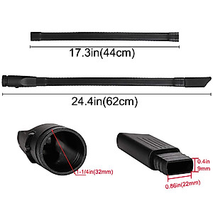 Eagles Flexible Crevice Nozzle Extended to 24inch compatible with Dyson V6 DC-24 DC-32 DC-40 DC-60 DC-74