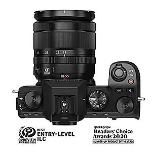 Fujifilm X-S10 Mirrorless Digital Camera XF18-55mm Lens Kit - Black