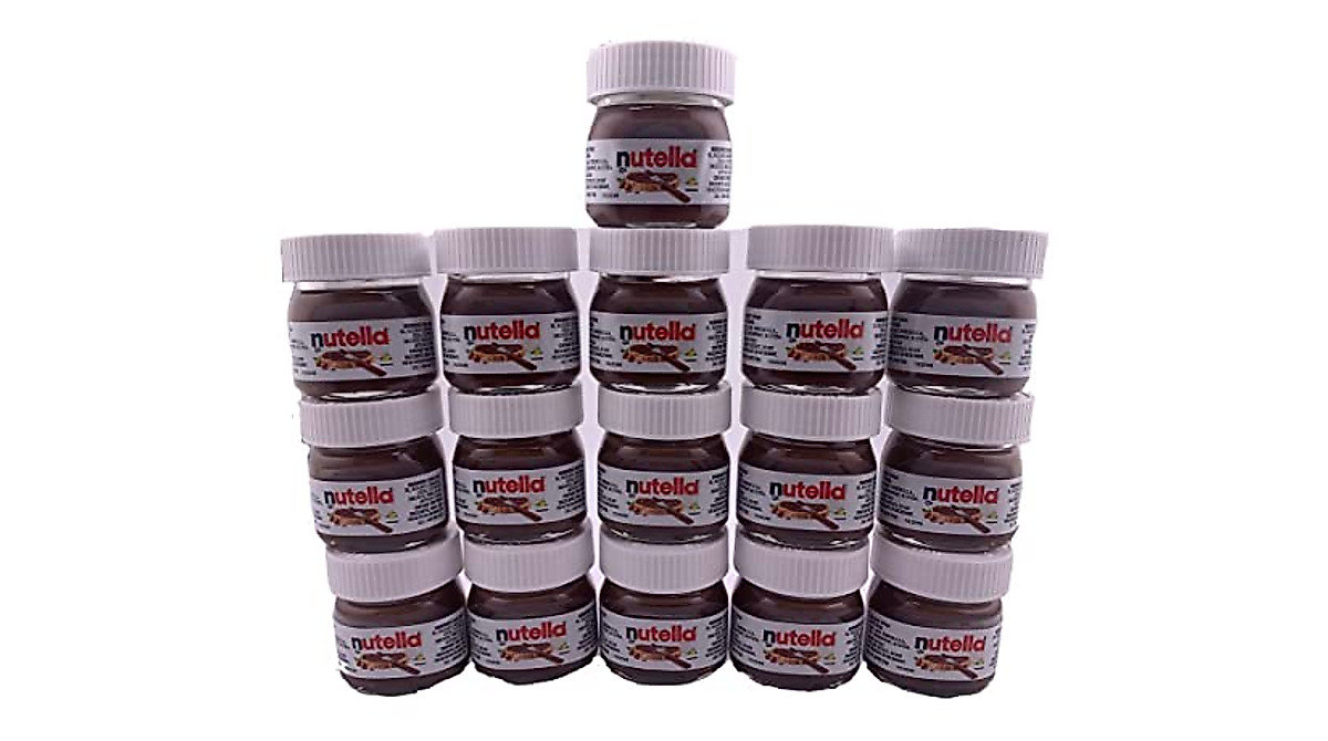 Mini Nutella Jars 16-Pack - Perfect for On-the-Go Snacking