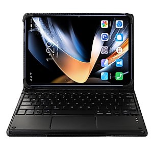 2 in 1 Tablet, 10.1 Inch Android 12 Tablet, Octa Core CPU, 8GB RAM 256GB ROM, FHD Touchscreen, 8MP+16MP Camera, WiFi, BT 5.0, Dual SIM, 4G LET Tablet with Keyboard Case (Blue)