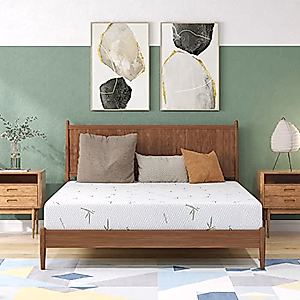 wOod-it Queen Mattresses, 10 inch Mattress Queen Size Memory Foam Bed in A Box Cooling Gel Medium Firm