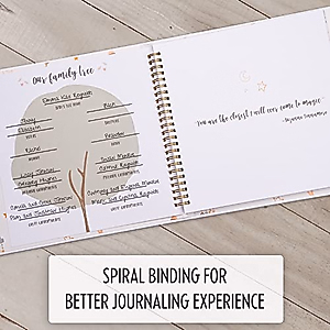 Keepsake Baby Memory Book for Boys and Girls – Timeless First 5 Year Gender Neutral Journal Scrapbook or Photo Album - A Milestone to Record Every Event from Birth Age