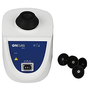 ONiLAB Lab Vortex Mixer with Touch Start and Continuous Modes, Lab Vortexer for Tubes,Nail Polish,Eyelash Adhesives and Hobby Paints Mixing,3000 RPM