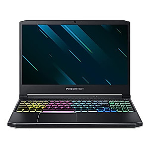 Acer Predator Helios 300 Gaming Laptop, Intel i7-10750H, NVIDIA GeForce RTX 2060 6GB, 15.6" Full HD 144Hz 3ms IPS Display, 16GB Dual-Channel DDR4, 512GB NVMe SSD, Wi-Fi 6, RGB Keyboard, PH315-53-72XD