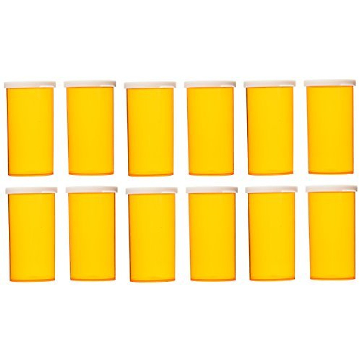 Caribbean Coastal Delights Plastic Vials with Snap Cap 30 Dram - 12 Per Bag