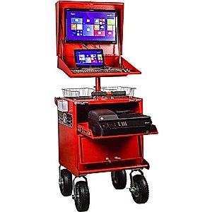Goliath Carts G1-ATT(Touch Version) “Go Cart” Tablet Edition Powered Mobile Workstation