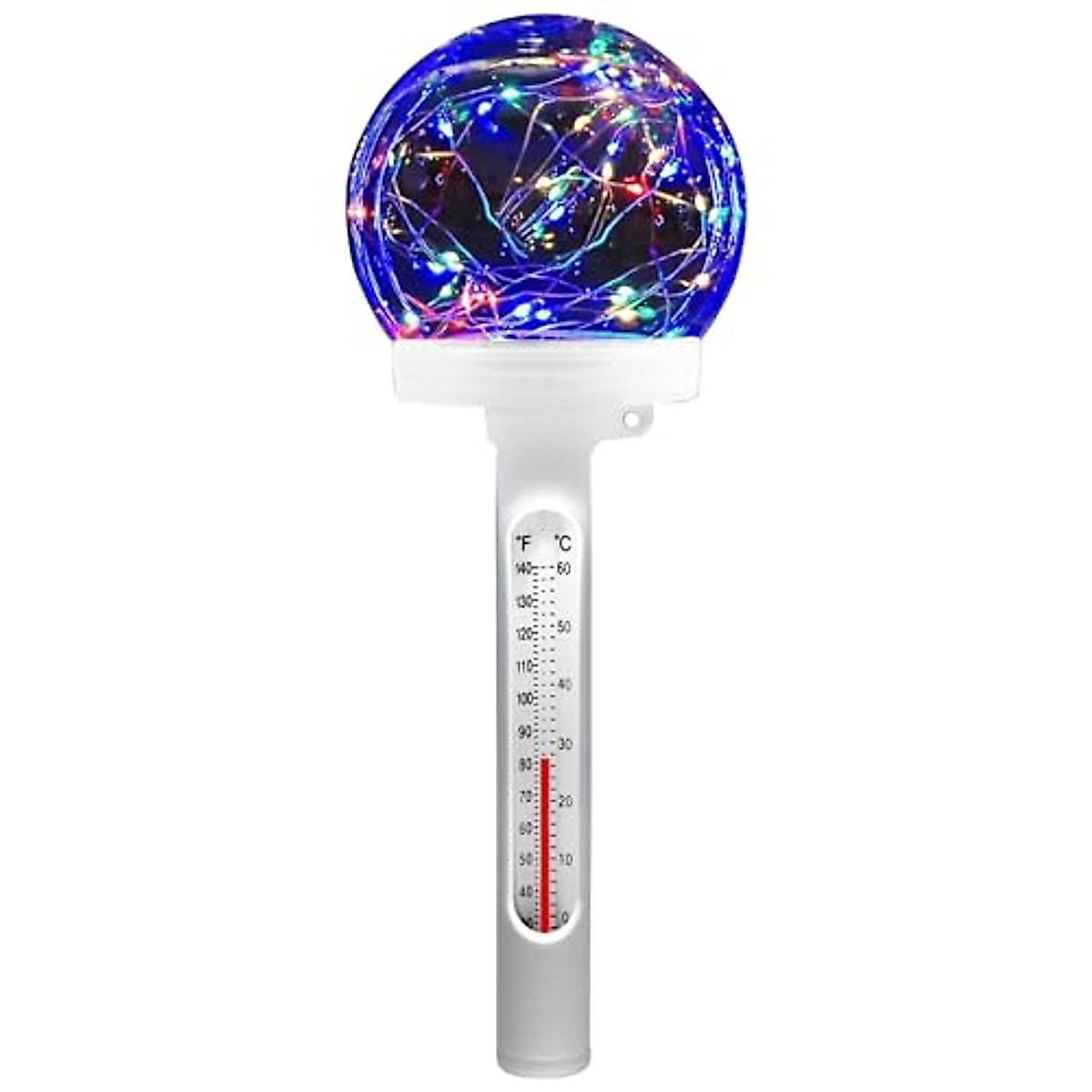 YUELER Multifunctional Solar Pool Swimming Pool Colorful LED Light Display, Waterproof, Energy Saving