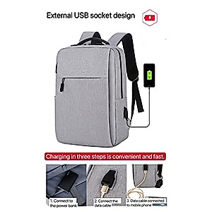 HONTUBS Sports backpack schoolbag (Blue)