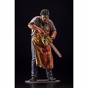 Kotobukiya The Texas Chainsaw Massacre: Leatherface (1974 Slaughterhouse Version) ArtFX Statue, Multicolor, 6 inches