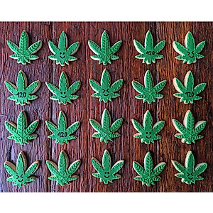 Marijuana Weed Leaf Cannabis Shaped Cookie Cutter 4/20 Gift, 3.5" made in USA by Ann Clark Cookie Cutters