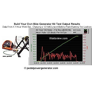 300 Watt Bicycle Generator 3/8" Belt Drive Pedal Power Pulley Dynamo