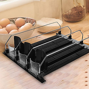 Mobestech 6 Pcs Drink Pusher Drink Shelf Pusher Machine Soda Dispenser for Fridge Drink Organizer for Fridge Supermarket Drink Puller Soda Holder for Refrigerator Mini Frigde Abs Bottle Ball