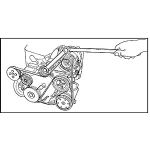 GEARWRENCH 15 Piece Ratcheting Serpentine Belt Tool Set - 3680D