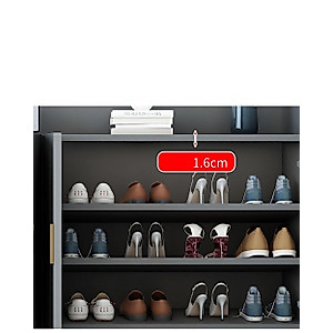 Shoe Organizer Cabinet,Shoe Holder,Shoe Rack for Front Door Entrance,Shoe Rack Shelf,Shoe Cabinet,for Living Room Entrance Hallway (60A)