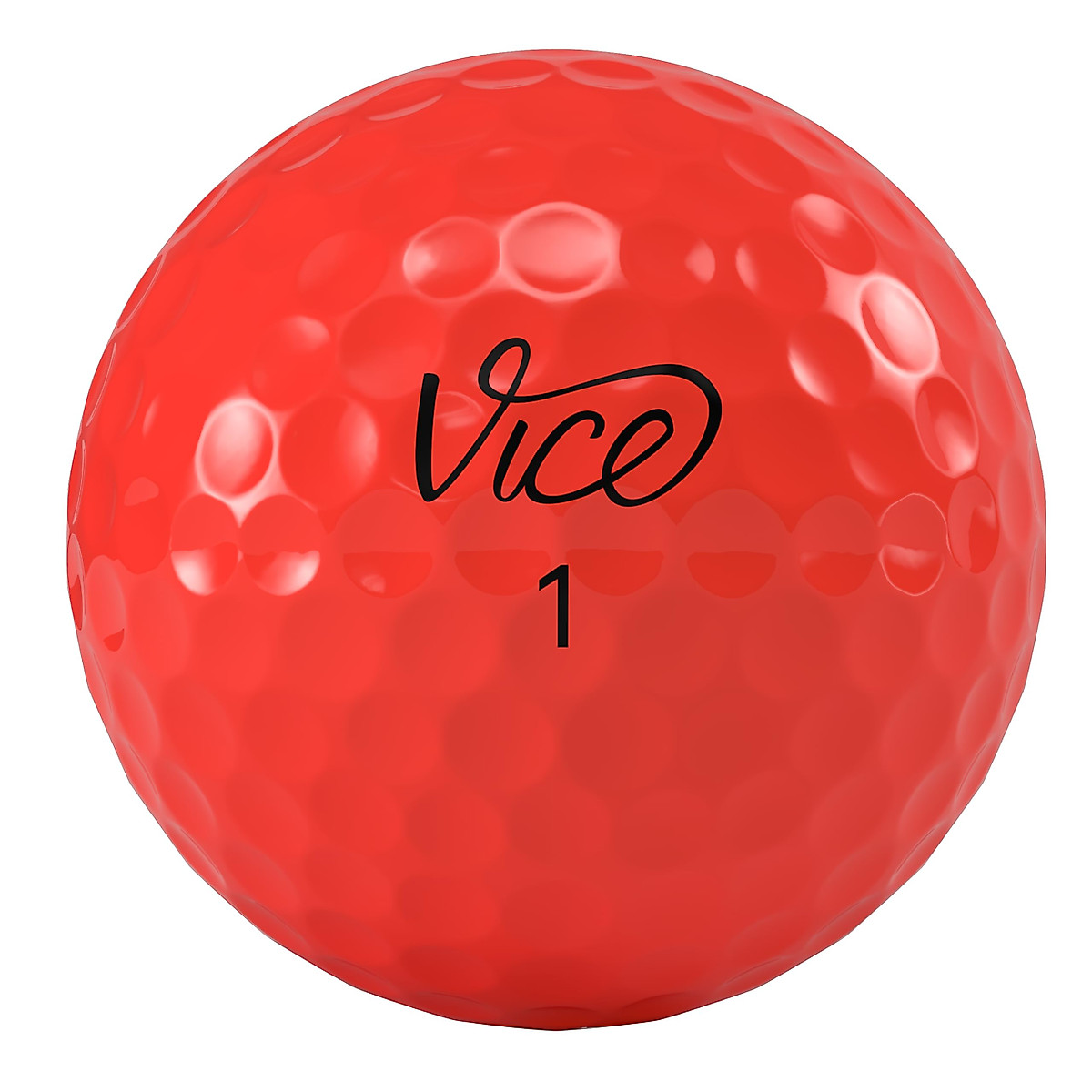 Vice Pro Plus Golf Balls, Red (Package May Vary)