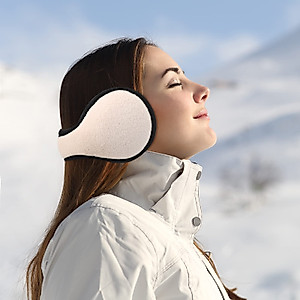 5 in 1 Women Soft Warm Thick Cable Knitted Beanie Hat Scarf Gloves Socks Earmuff Set Thickened Lining Cap Touchscreen Gloves (Beige, Khaki)