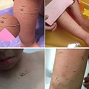 3pcs Ultra Soft Exfoliating Sponge,Bath Sponge for Kids and Adult Shower,Dead PVA Skin Sponge Remover for Bathroom Body Cleansing Supplies