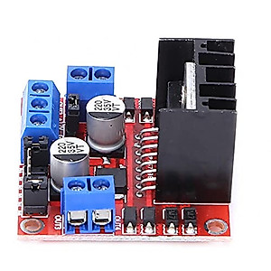 Davitu Motor Driver - L298N Motor Drive Board Module Double H Bridge Compatible With Stepper Motor Smart Car Robot Motor Driver Module