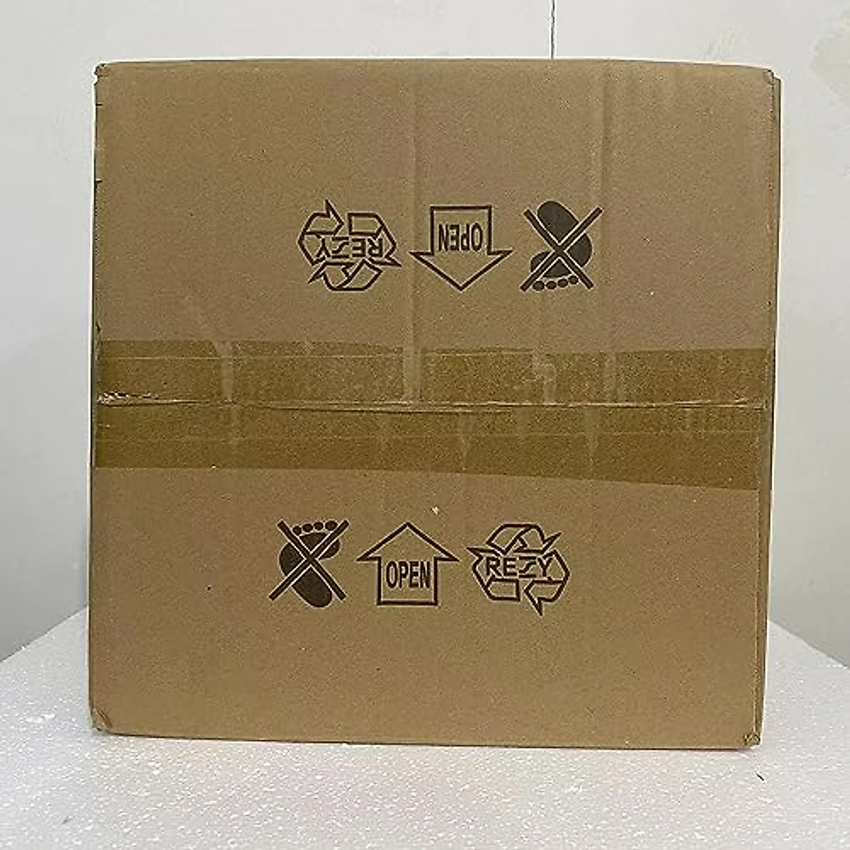 H XD GLOBAL Industrial Retro Loft 3 Way Pendant Light, Cluster Chandelier Hanging Lamp Fixture Brass Fittings with Glass Globe Lampshade (Grey)