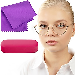 LOYOSE Blue Light Glasses For Woman, Cute Gold Frame Heart Shaped Bluelight Glasses, Blue Light Blocking Glasses for Computer Screen Phone TV Gaming