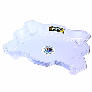 Aimoly Stadium Battle Arena for Beyblade Burst Battling Tops Game (Transparent)