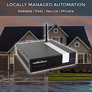 HomeSeer HomeTroller PRO Smart Home Controller Hub | Locally Managed Automation | Also Compatible with Alexa, Google Home & IFTTT