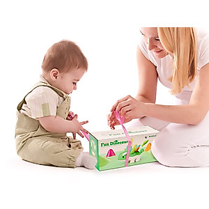 BAHIAKLO Baby Dinosaur Montessori Toy, 6 12 9 18 Months Old Toddler Learning Toy, Development Fine Motor Sensory Toy, Baby Gifts for 1 2 One Two Year Old Baby Boy Girl