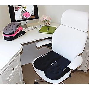 GSeat Ultra Orthopedic Gel and Foam Seat Cushion - for Coccyx, Back, Tailbone, Prostate, Postnatal, and Sciatica Pain/Discomfort - Office, Car, Chair, Travel (Royal Blue)