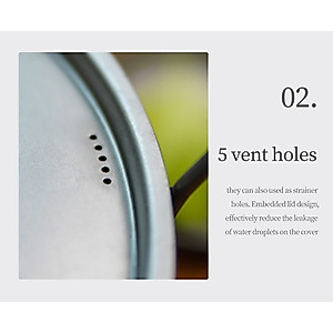 Boundless Voyage 5L Titanium Stock Pot with Lid Folding Handle Soup Pot for Outdoor Camping Hiking Picnic Home Kitchen Ultralight Cookware Ti2104C