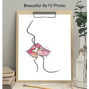 Lesbian LGBTQ Gay Wall Art & Decor- LGBTQ Accessories - Lesbian Couple Gifts - Lesbian Stuff - Gay Anniversary Gifts for Women - Home Decor for Queer, Bi Women - Picture Print Photo Poster