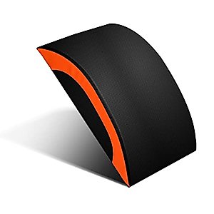 Max4out Ab Exercise Mat -Abdominal & Core Trainer Pad for Full Range of Motion, Portable Padded Shaped with Curved Back and Lumbar Support, Workouts Equipment for Sit Up, Push-Ups, Crunches