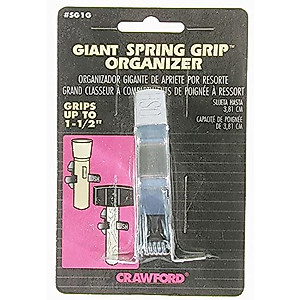(14) Crawford SG1G-6 1-1/2" Giant Spring Grip Tool Handle Brackets / Clips,Silver