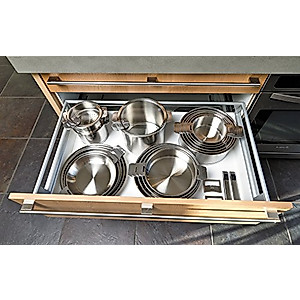 Cristel Strate Long Handle, Silver