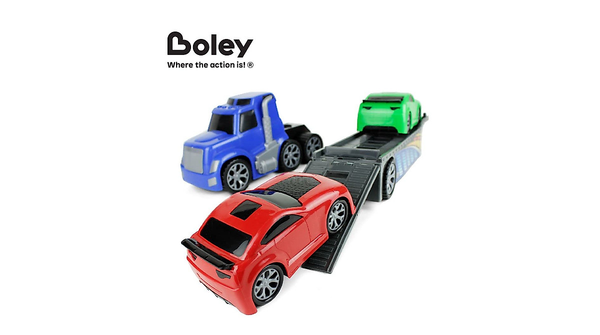 Boley Big Truck Hauler Playset - Car Carrier for Kids