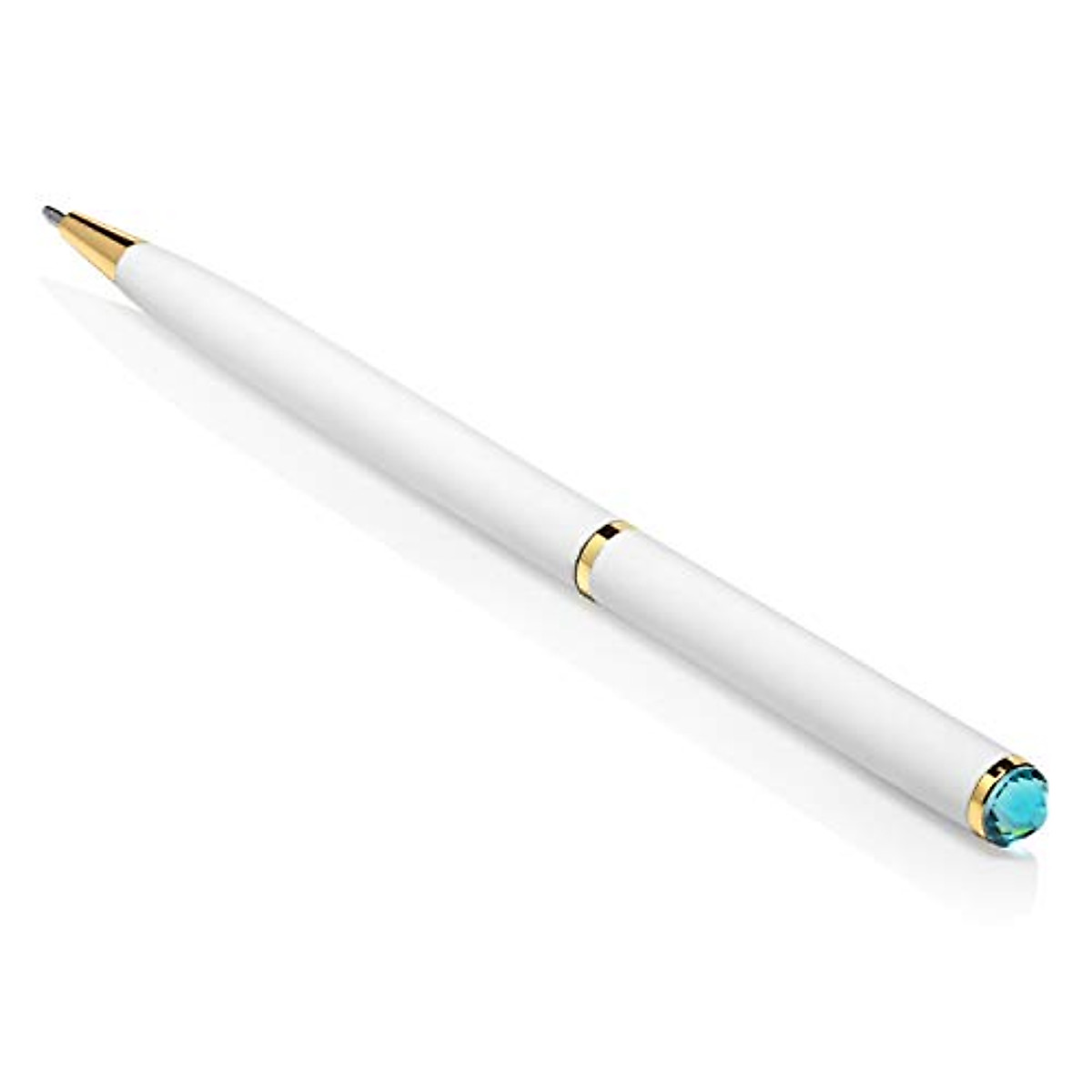 Fancy Pens for Women | Set of 12 Colorful Gem-Top Pens | Gift for Teachers, Girls, Women