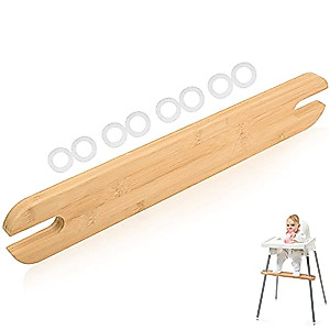 Impresa Bamboo Foot Rest for IKEA High Chair Accessories - High Chair Foot Rest To Increase Your Baby's Comfort While Eating - Impresa Wooden Foot Rest Compatible with IKEA Antilop High Chair and More